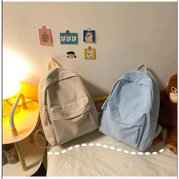 Jual RANSEL POLOS ANAK SEKOLAH SD-SMP KOREAN STYLE BAHAN NILON | Shopee ...