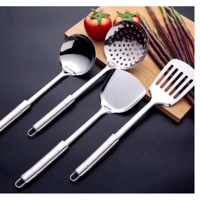 Jual Spatula Set Stainless Isi 4 Pcs - Kitchen Tools Peralatan Untuk ...