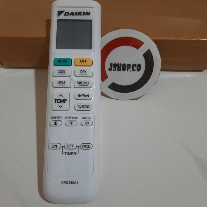Jual REMOTE/REMOT AC DAIKIN INVERTER ARC480A1 ARC480A21 ARC480A33 ...