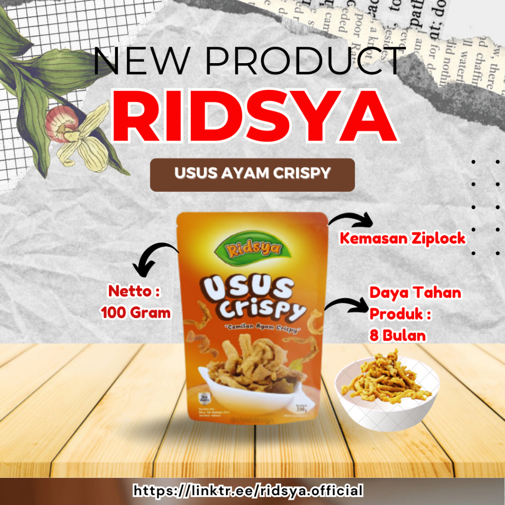 Jual USUS CRISPY RIDSYA | Shopee Indonesia