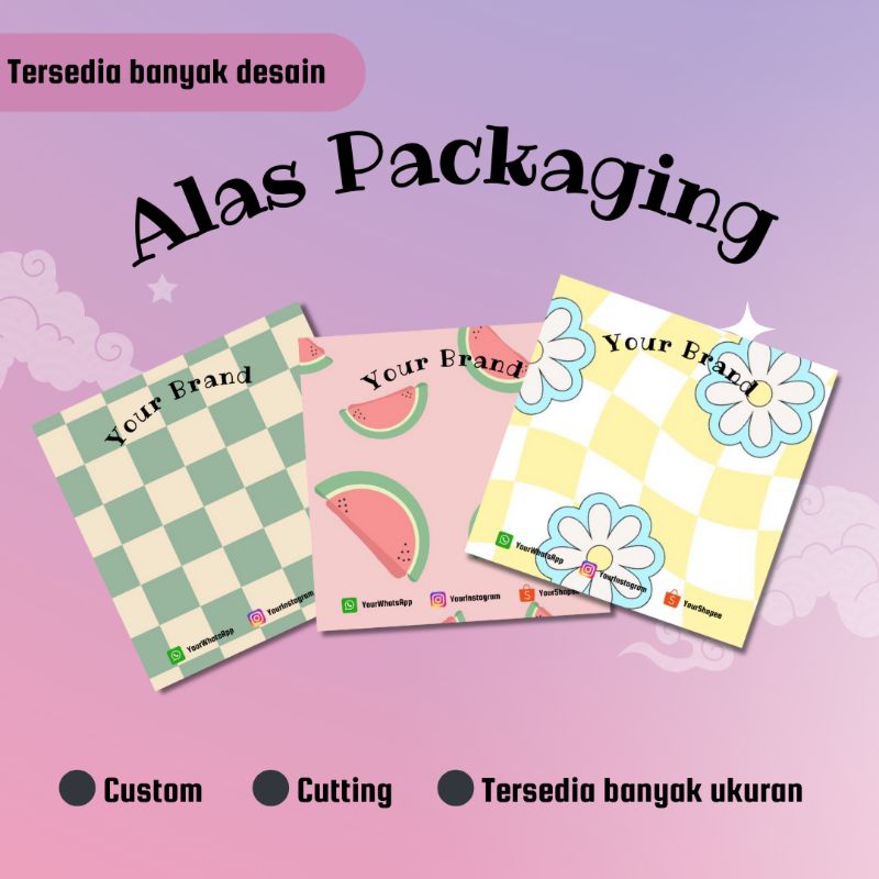 Jual Alas Packaging Custom | Alas Packaging Aksesoris| Alas Packaging ...