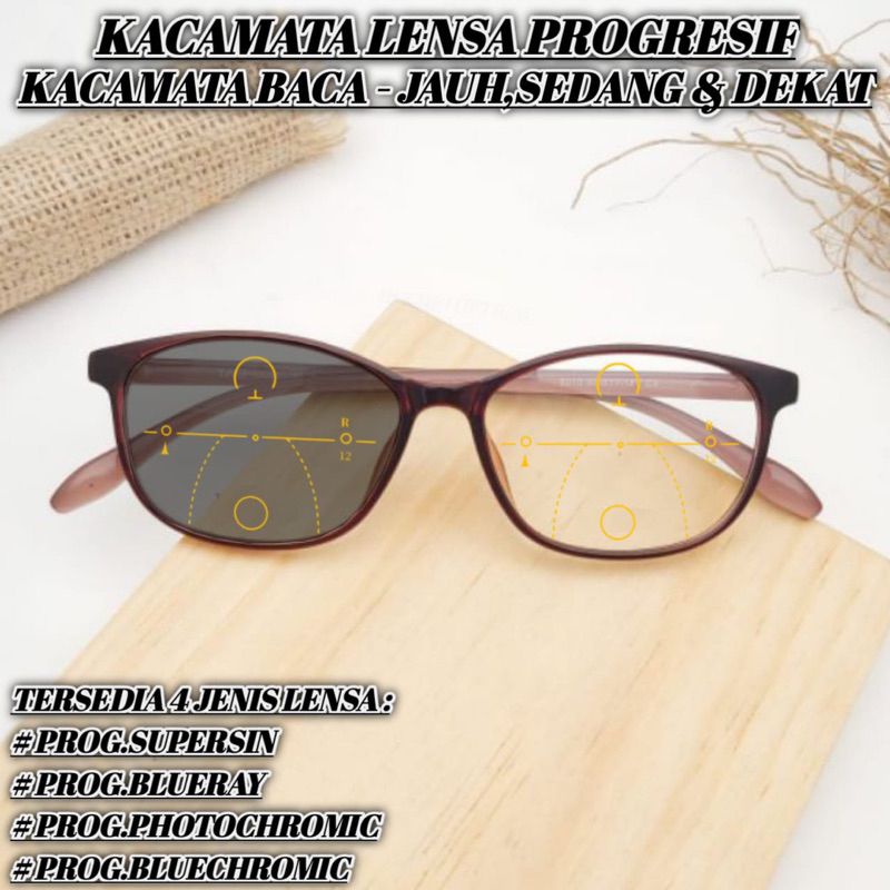Jual Kacamata Progresif Jalan & Baca | Kacamata Baca Plus Progresif ...