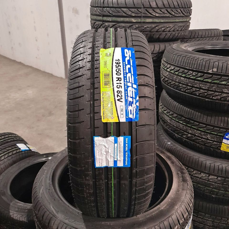 Jual BAN MOBIL MURAH ACCELERA PHI UKURAN 195 50 R15 TUBELESS TAHUN ...