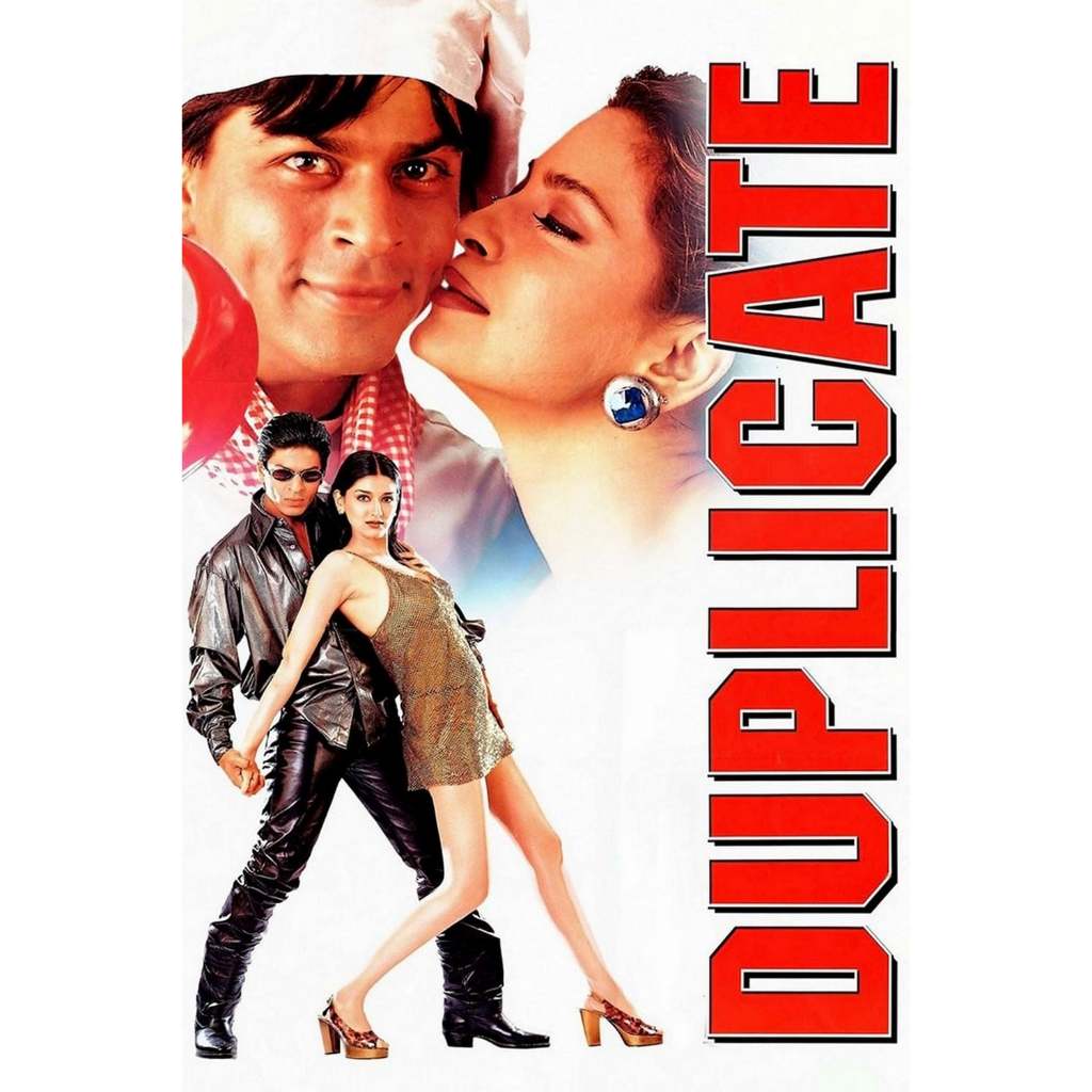 Jual dvd kaset Kajol dan Shah Rukh Khan Duplicate (1998) | Shopee Indonesia