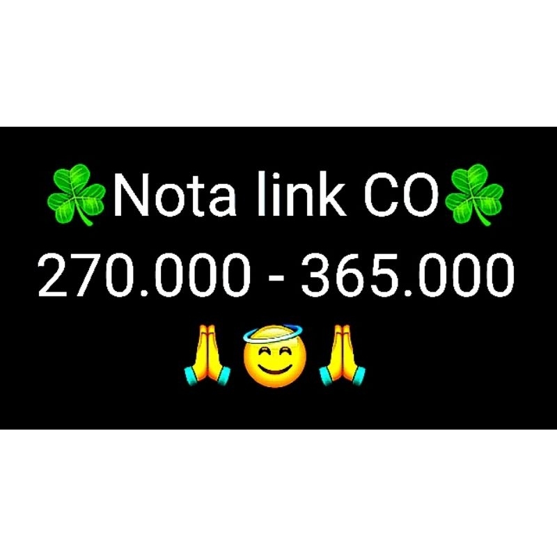 Jual Nota link | Shopee Indonesia