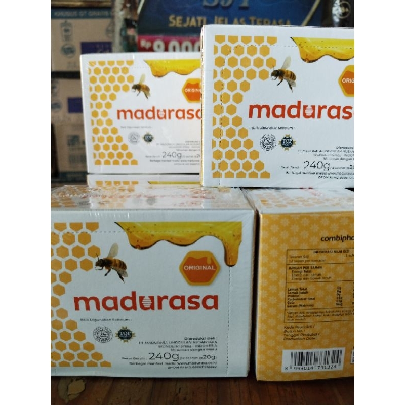 Jual Madurasa original 1 box isi 12 Sachet @20gr (harga diatas isi 2pak) | Shopee Indonesia