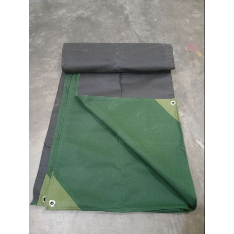 Jual terpal kain lapis karet Cv tentara uk 3x3m 2x3m 2x2m,,terpal kain ...