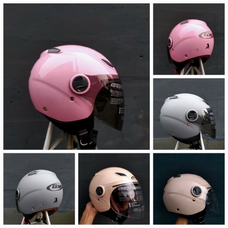 Jual HELM GM VENUS HIJAB ORIGINAL/HELM MOTOR RETRO HIJAB/HELM VESPA ...