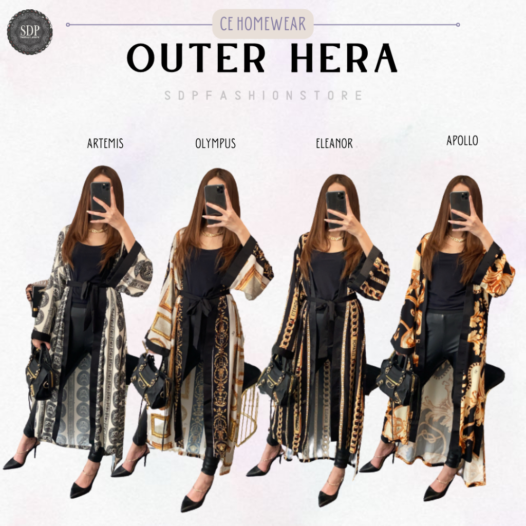 Jual Hera Series Outer + Belt Lengan panjang (Ce Homewear) | Shopee Indonesia