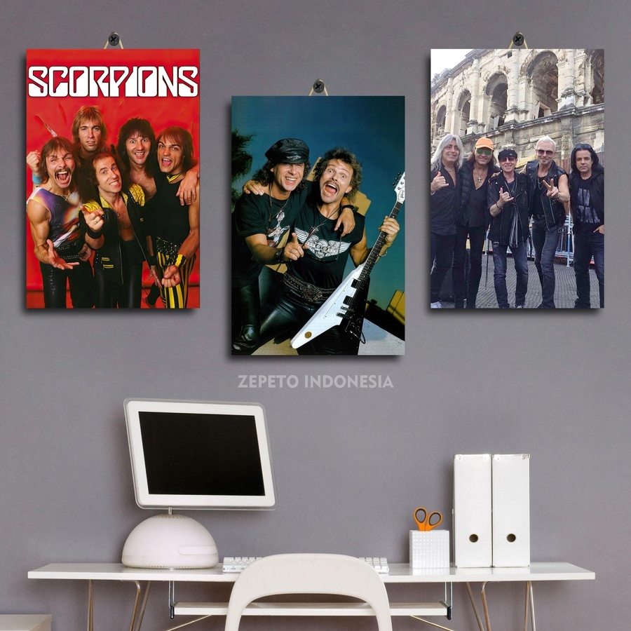 Jual Poster Ruangan Personel Band Scorpion 20X30 | Zepeto Indonesia ...