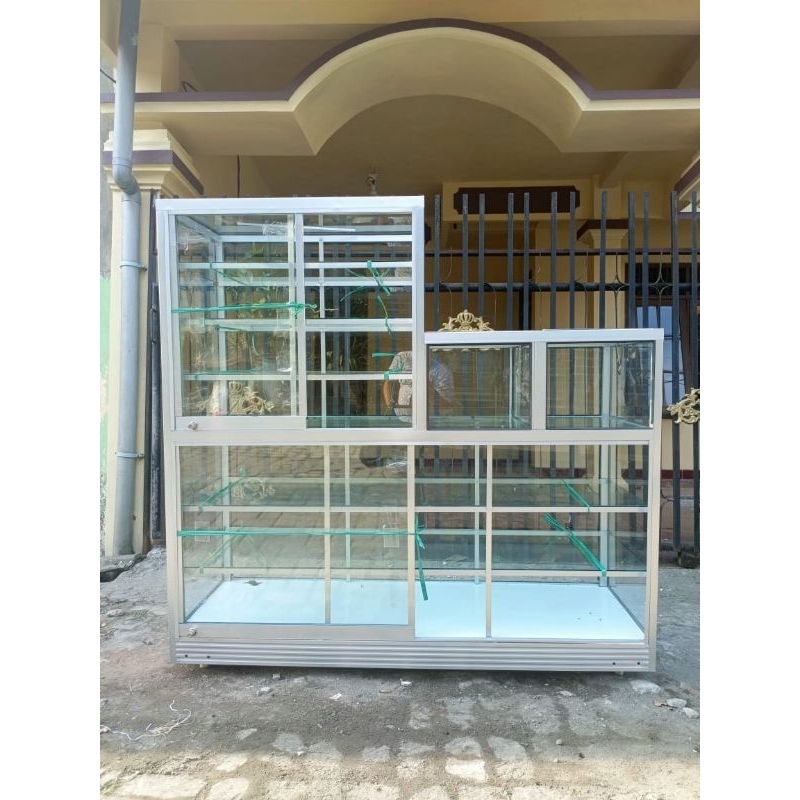 Jual Etalase Beras Kombinasi (120x50x130) | Shopee Indonesia