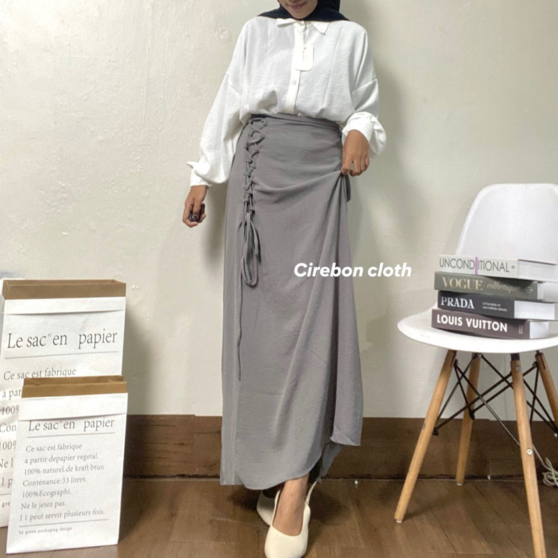 Jual Cirebon Cloth - Tari Skirt | Rok Tali Simpul | Rok Korea Aesthetic ...