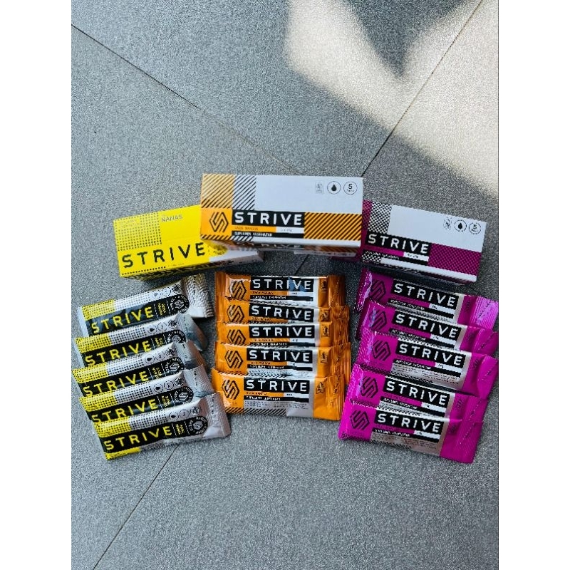 Jual Strive Energy Gel Isotonic Gel 1 Box isi 5 sachet (mangga, markisa, nanas, jeruk) | Shopee ...