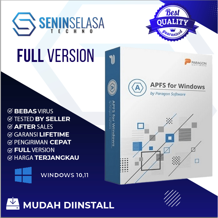Jual Software Write APFS: Paragon APFS for Windows 4 [WIN] | Shopee Indonesia