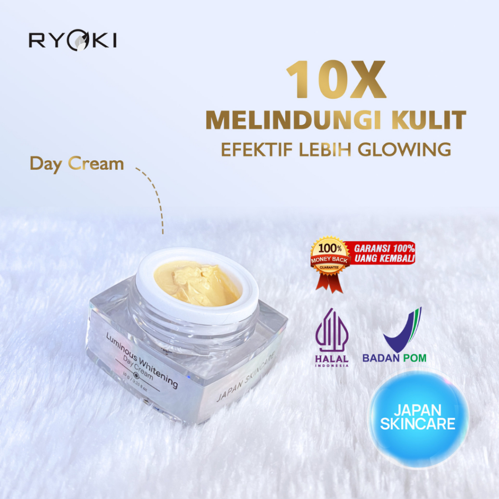Jual Ryoki Japan Skincare Day Cream Siang Perawatan Kecantikan Pemutih ...