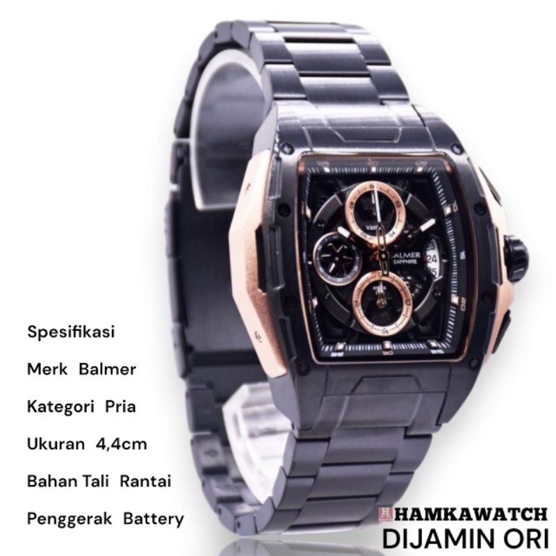 Jual New !! Jam Tangan Pria Balmer 8817 Original Water Resist 30 Atm | Shopee Indonesia
