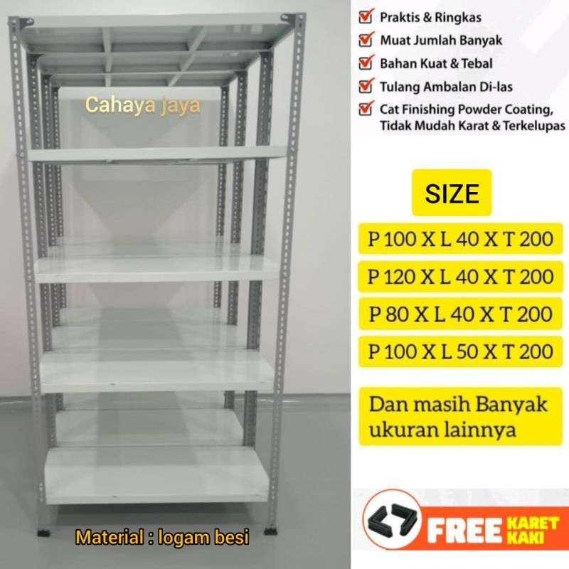 Jual rak besi 5 susun | Shopee Indonesia