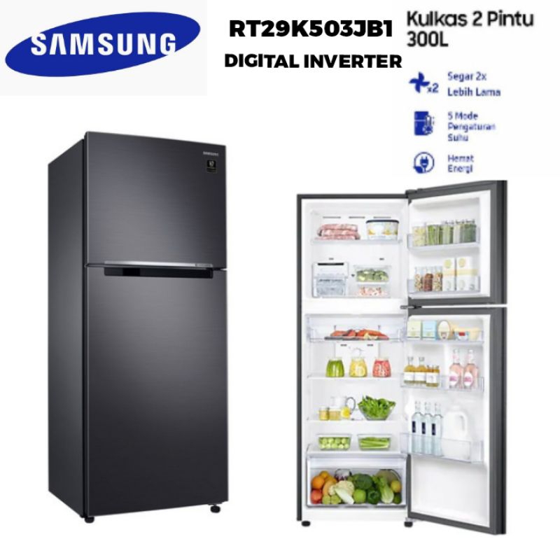 Jual SAMSUNG Kulkas 2 Pintu DIGITAL INVERTER RT29K503JB1 - 300 LITER ...