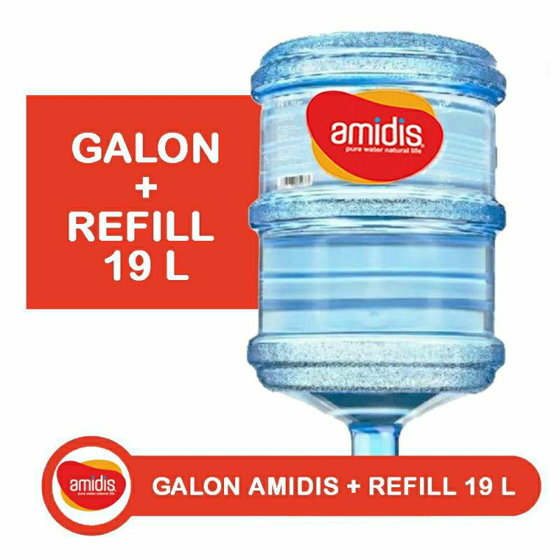 Jual Galon Amidis 19 L-Galon Amidis Original-Galon Amidis Refill-Galon ...