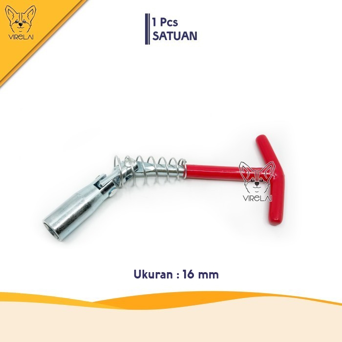 Jual Kunci Busi Flexible 14/16 /21/ 16&21 mm Motor/Mobil Kualitas ...