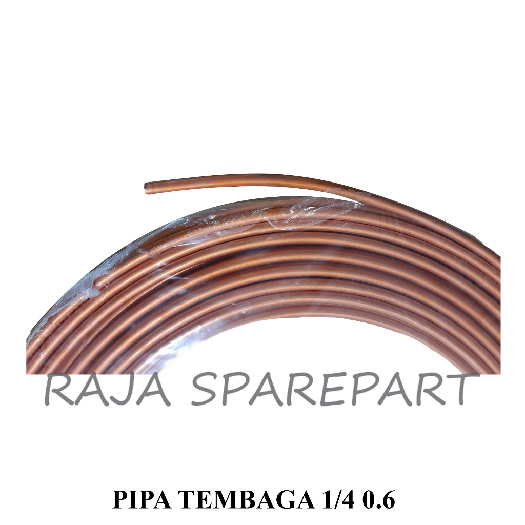 Jual PT1/4 PIPA TEMBAGA/COPPER PIPE/PIPA TEMBAGA 1/4 0.61 (HARGA UNTUK ...