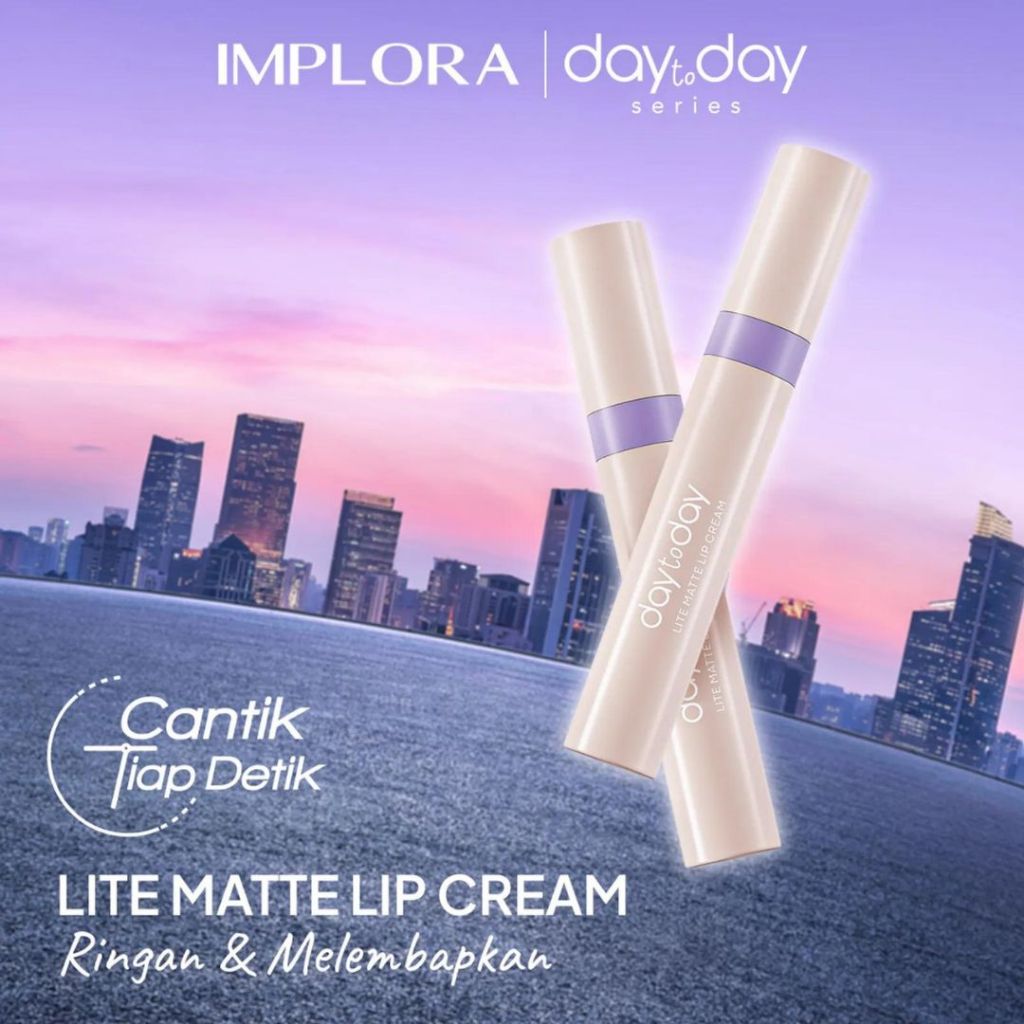 Jual IMPLORA DAY TO DAY LITE MATTE LIP CREAM 4GR | Shopee Indonesia