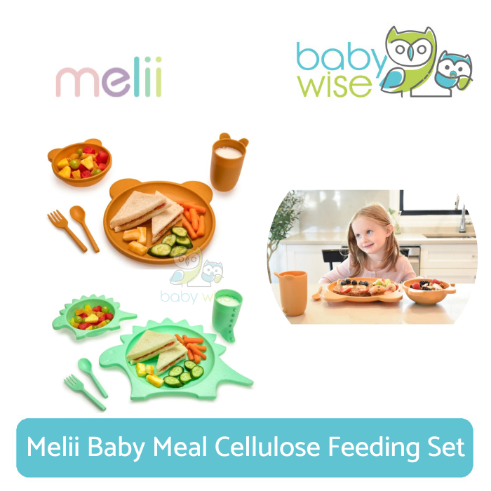 Jual Melii Baby Meal Cellulose Feeding Set - Peralatan Makan Anak ...