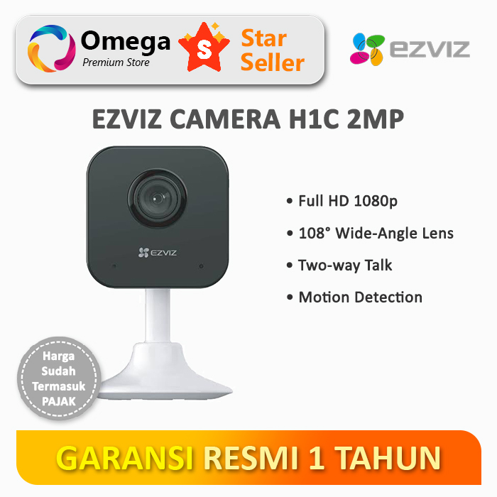 Jual Ezviz H1C 2MP Smart Home Wi-Fi Camera | Shopee Indonesia