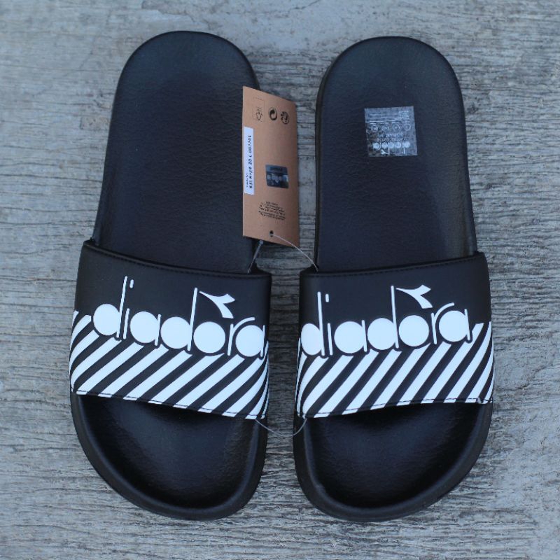 Jual sandal diadora godam men slippers black | Shopee Indonesia