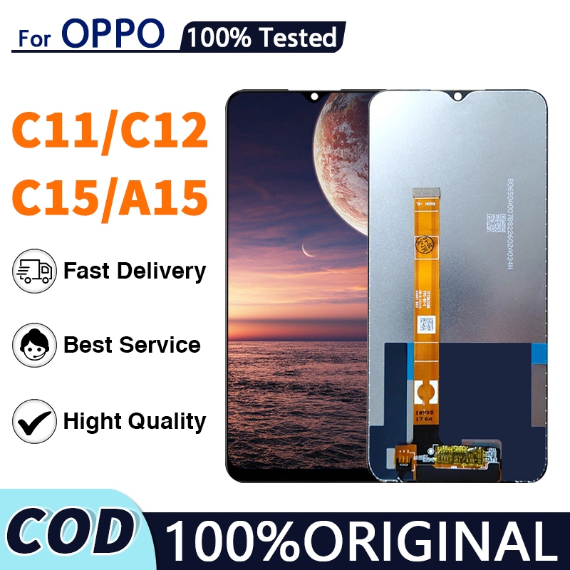 Jual 【ORIGINAL】LCD for OPPO for REALME C11/C12/C15/A15/A15S narzo20/30A FULLSET TOUCHSCREEN ...