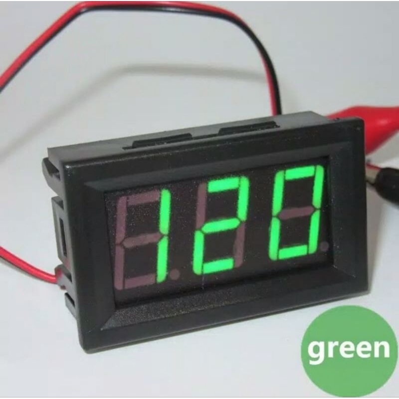 Jual Voltmeter Digital 220V/Ac 0.56 Green | Shopee Indonesia
