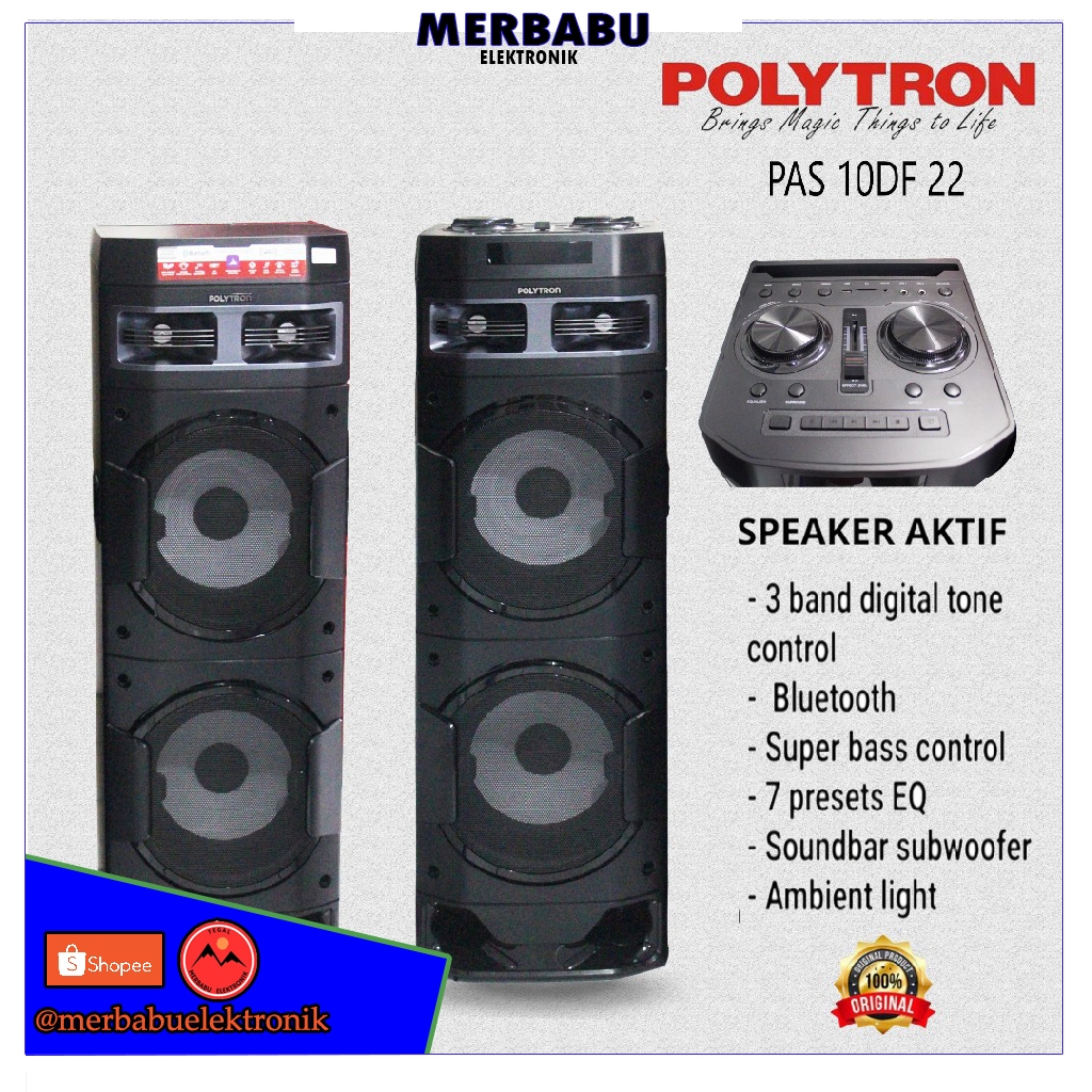 Jual Polytron Active Speaker Pas 10df22 Pas10df22 Shopee Indonesia