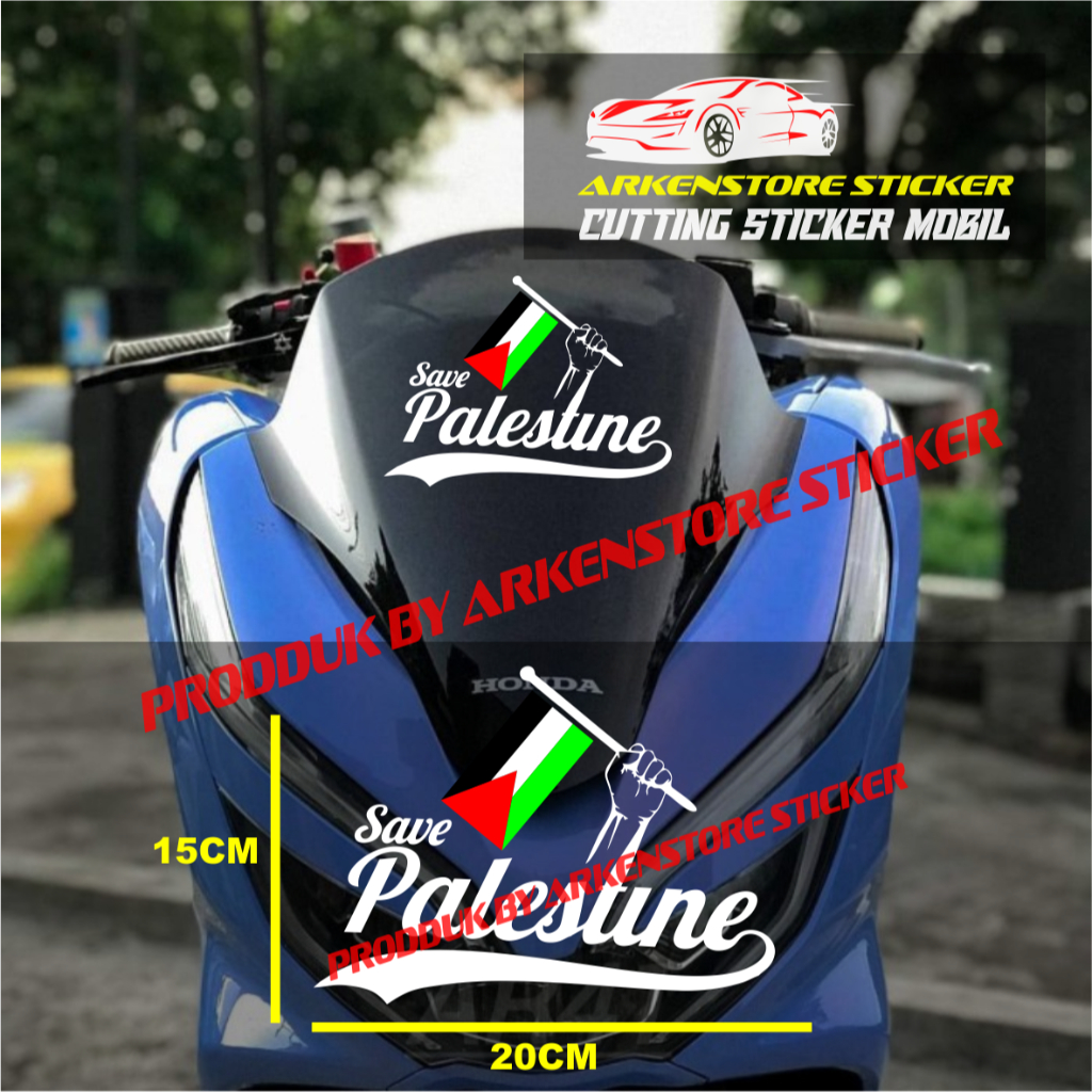 Jual Sticker save palestine cutting sticker free palestine sticker ...