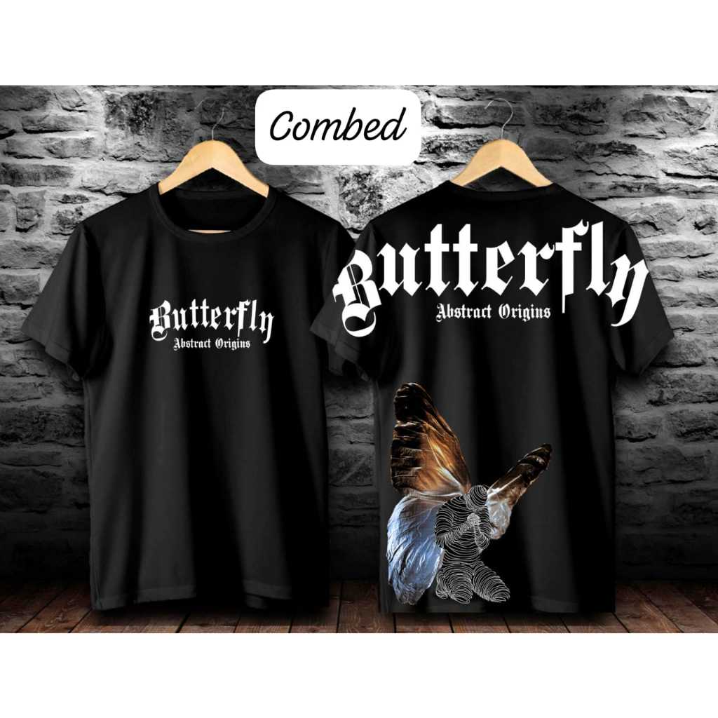 Jual promo t shirt kaos DISTRO CEWEK COWOK /kaos oblong BUTTERFLY /kaos ... Jual promo t shirt kaos DISTRO CEWEK COWOK /kaos oblong BUTTERFLY /kaos ...