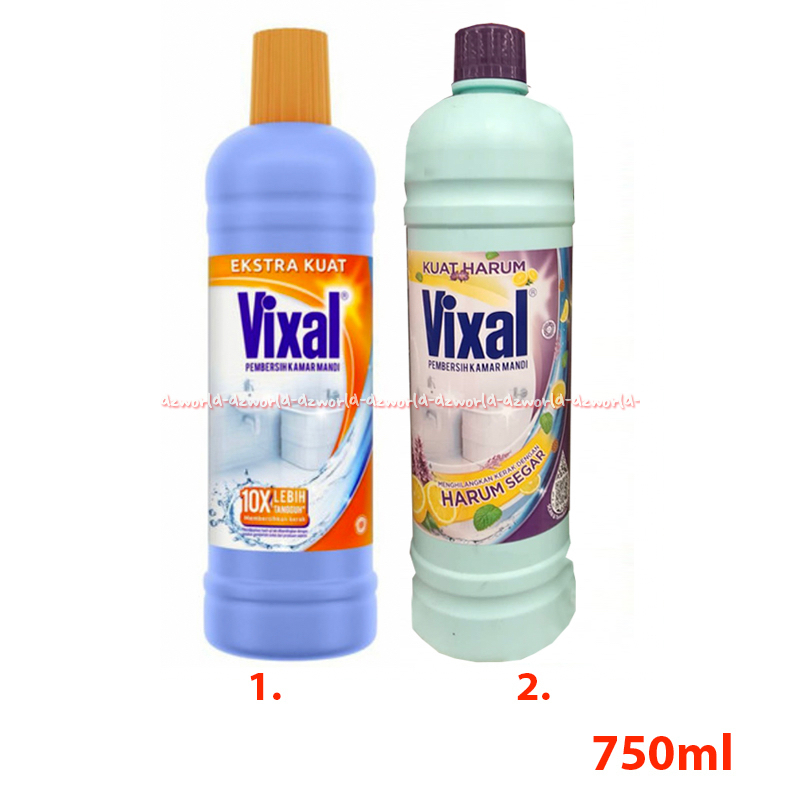 Jual Vixal Ekstra Kuat 750ml Pembersih Kamar Mandi Toilet Kloset 10x ...