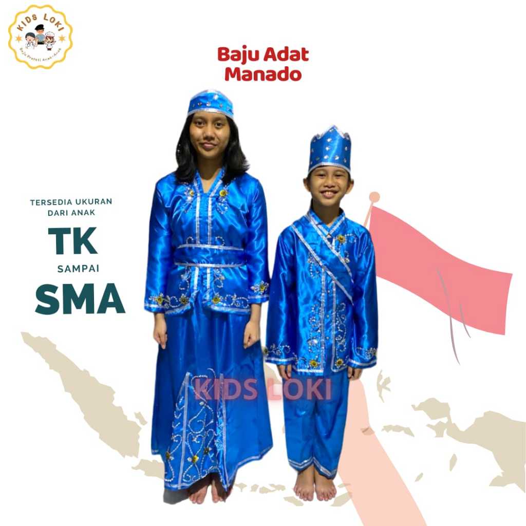 Jual baju adat anak Manado pakaian adat tradisional | Shopee Indonesia