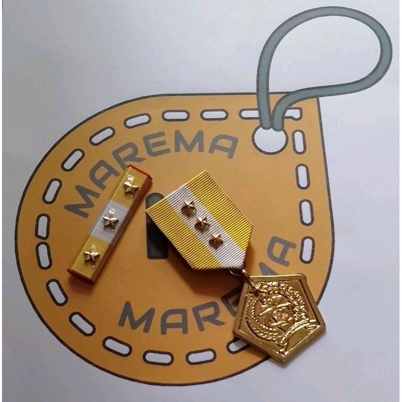 Jual MENWA KUNING - Atribut dinas resimen mahasiswa / Lencana pita PDH ...