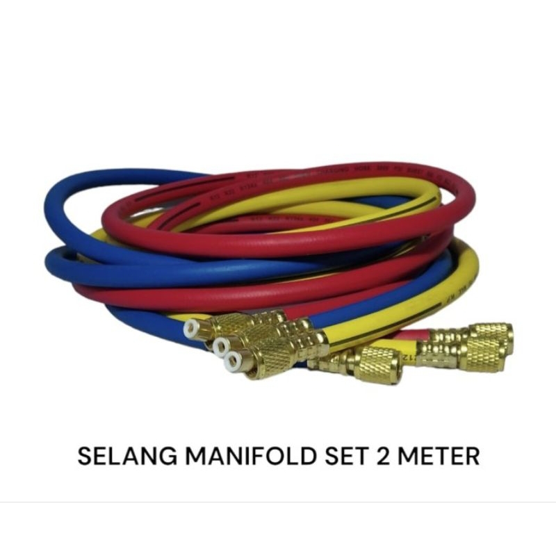 Jual SELANG AC SELANG FREON MANIFOLD CEK AC MOBIL 2 METER BERKUALITAS ...