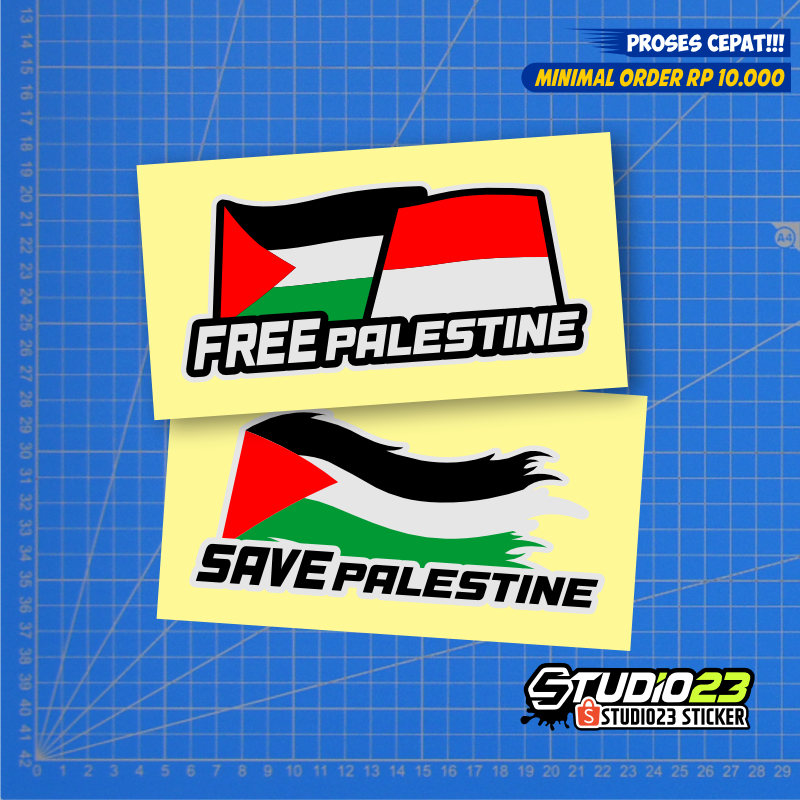 Jual Stiker Palestine Indo, Free Palestine, Save Palestine Cutting ...