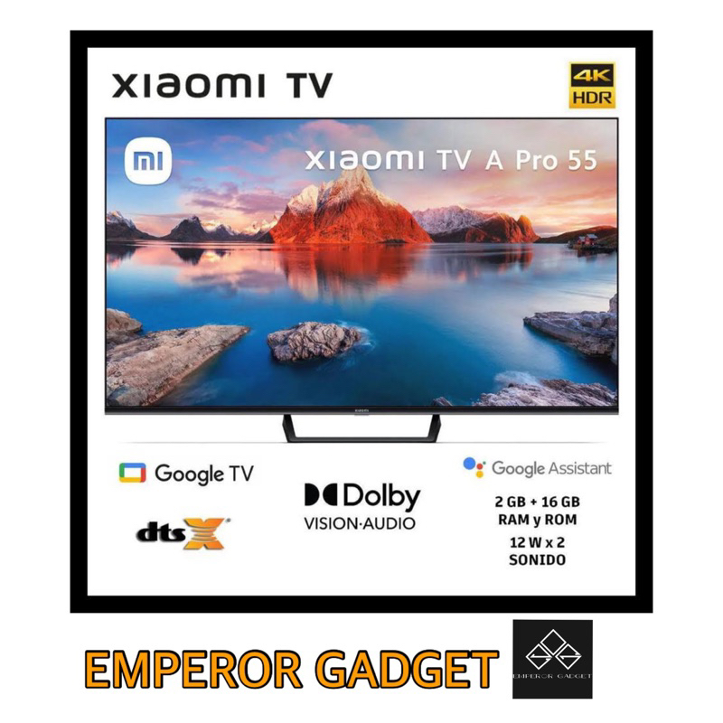 Jual Xiaomi TV Mi TV A Pro 55 inch 4K Google TV Digital TV Garansi ...