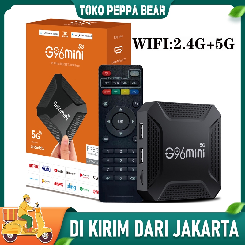 Jual G96mini Android TV Set-top Box Android 13 WIFI: 2.4G+5G 4K HD TV ...