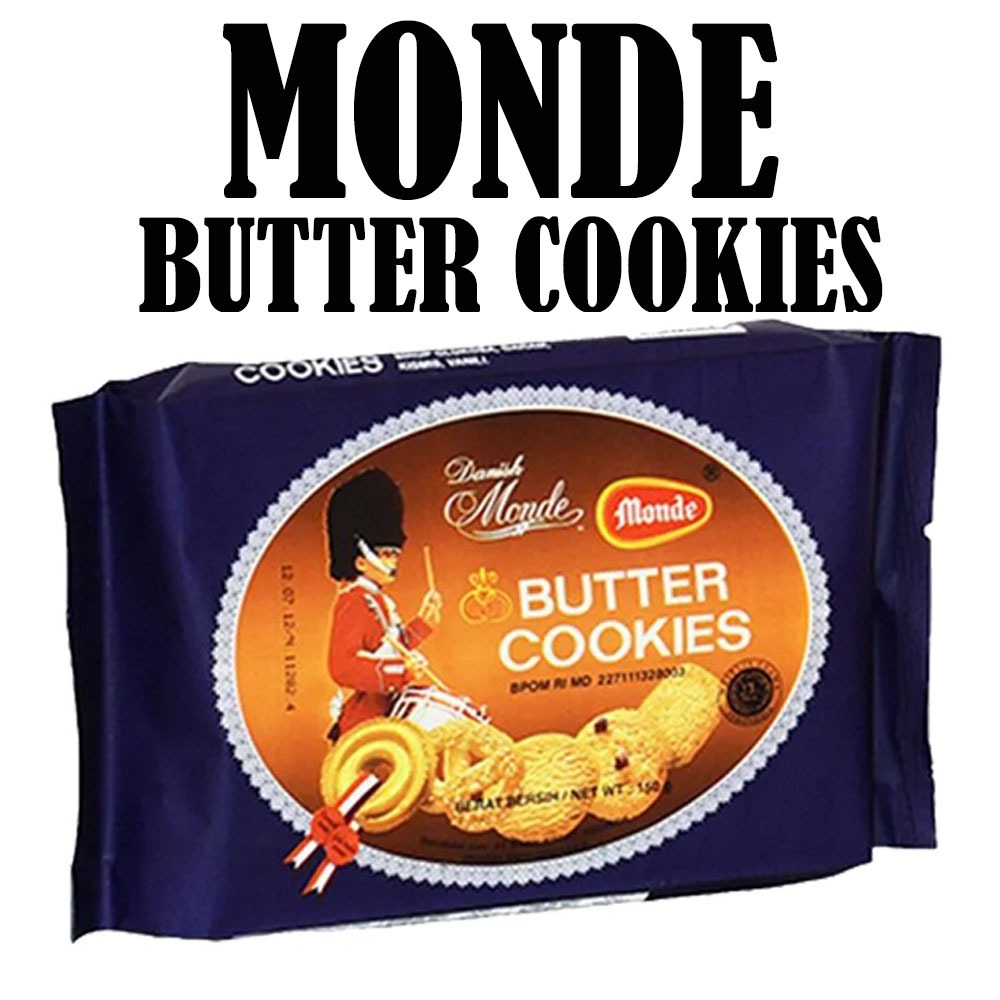 Jual MONDE BUTTER COOKIES 150gr | Shopee Indonesia