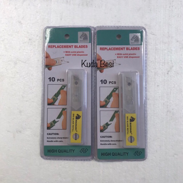 Jual Isi Cutter / Mata Cutter Massaki (10 Pcs) | Shopee Indonesia