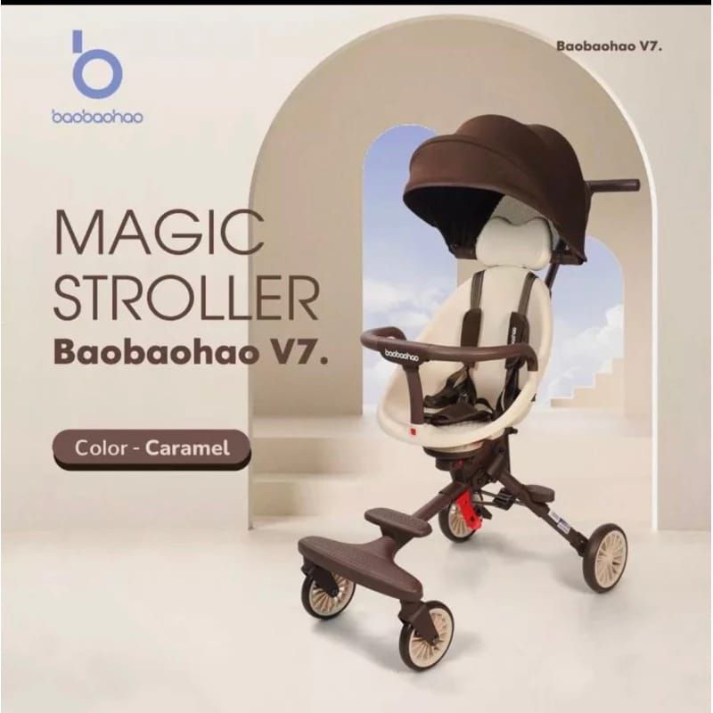 Jual STROLLER BABY MICRO TRIKE LIPAT V7 V17 BAOBAOHAO | Shopee Indonesia
