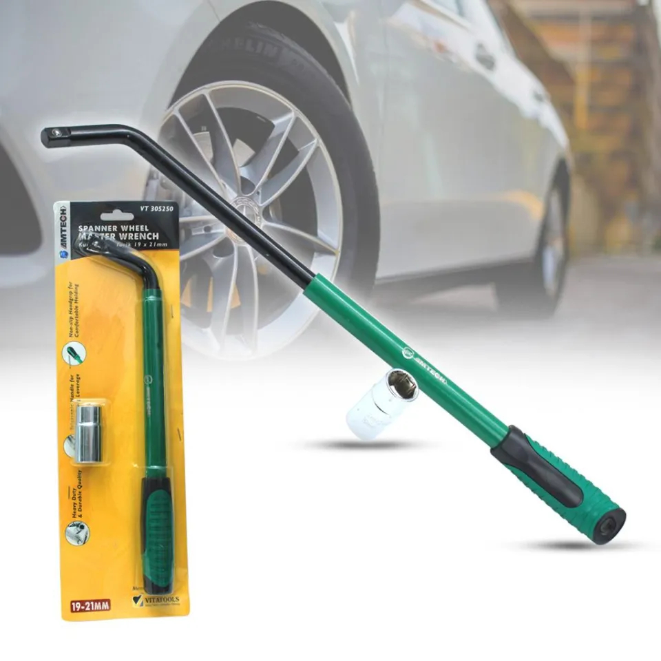 Jual KUNCI RODA WHEEL MASTER WRENCH CR-V SOCK 19 X 21 MM- Kunci Tarik ...