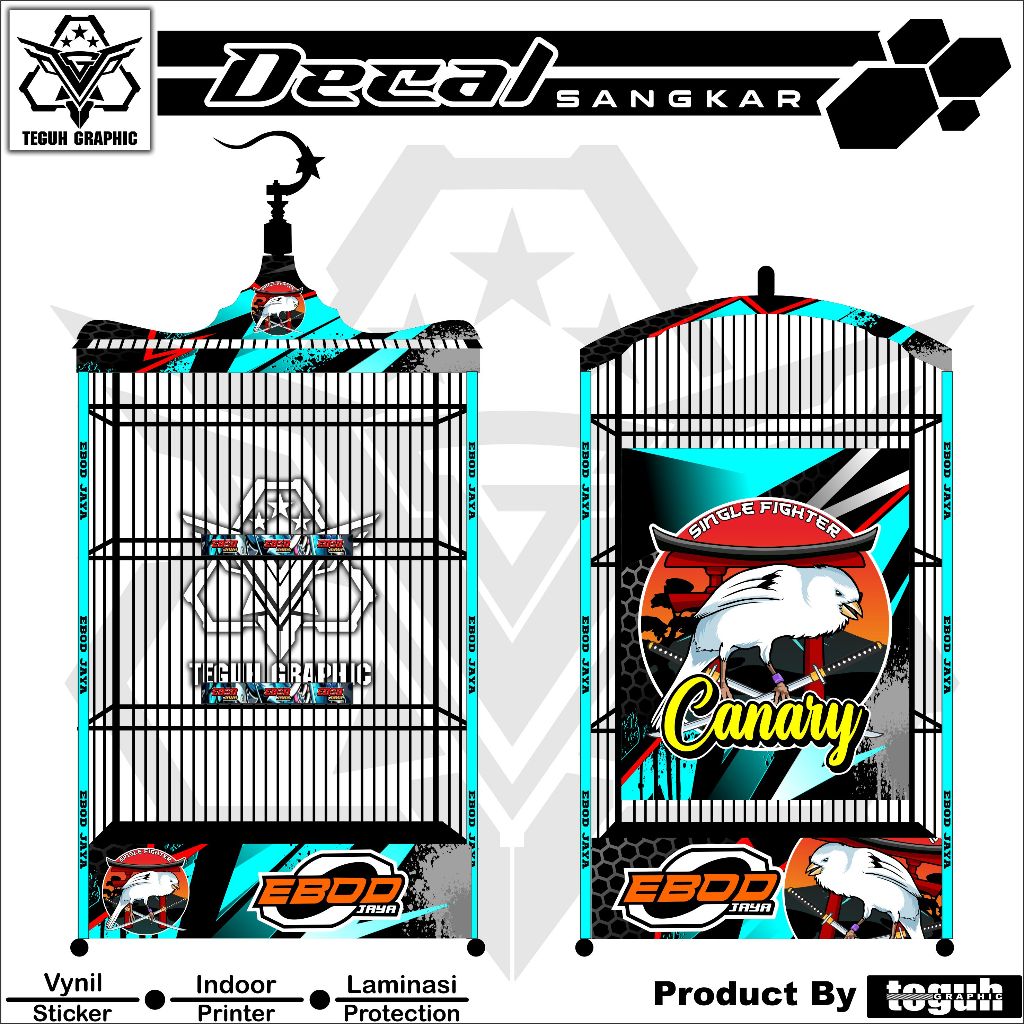 Jual Stiker Kotak Kenari Custom | Shopee Indonesia