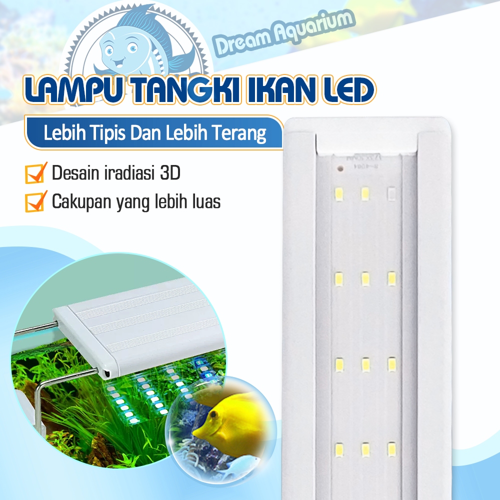 Jual Lampu Aquarium 2 Mode Hikari Hk 20 30 40 50 Led Aquascape Hikari ...