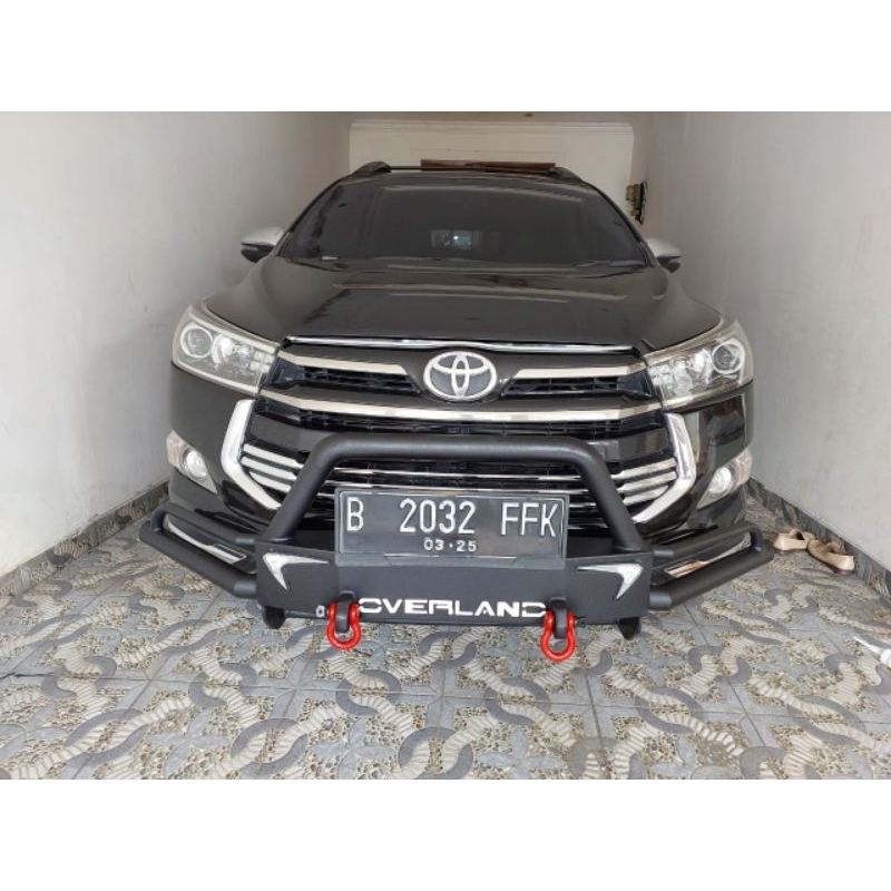 Jual Paket Tanduk Depan Belakang Innova Reborn Model Overland Bumper ...