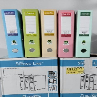 Jual BANTEX ORDNER FOLIO 7 CM WARNA PASTEL #1465 (1 DUS ISI 15 PCS, 1 ...