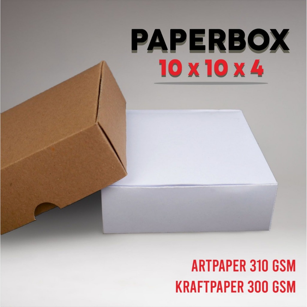 Jual Paperbox | Kotak kertas kemasan aksesoris / souvenir 10x10x3,5 cm ...